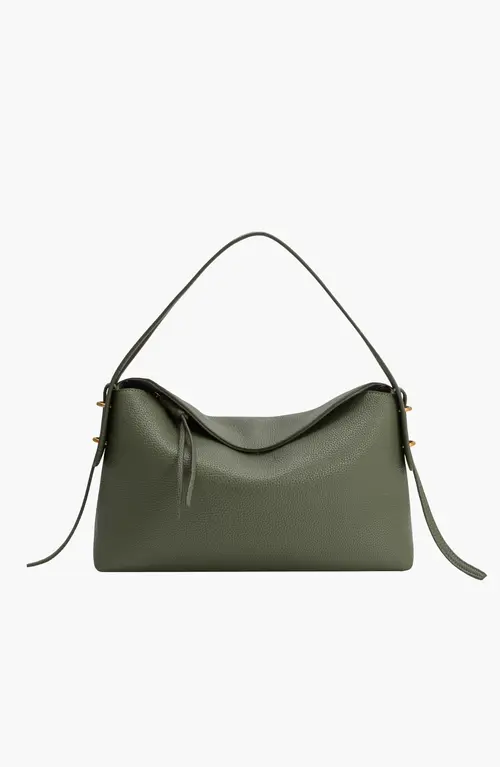MELIE BIANCO Emory Recycled Vegan Leather Top Handle Bag - Sage