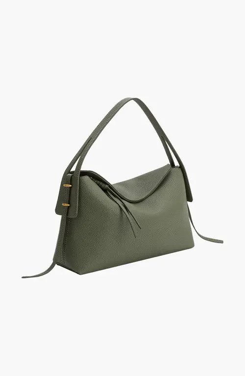 MELIE BIANCO Emory Recycled Vegan Leather Top Handle Bag - Sage