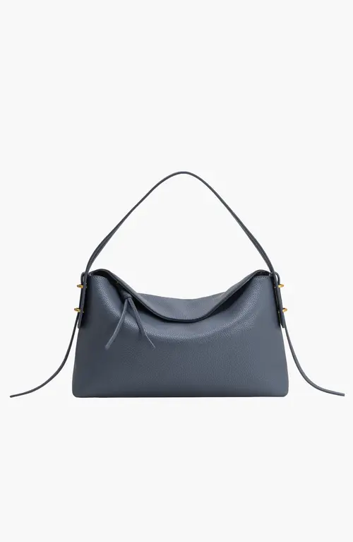 MELIE BIANCO Emory Recycled Vegan Leather Top Handle Bag - Slate
