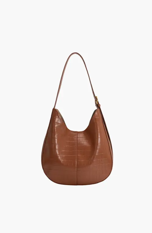MELIE BIANCO Stefanie Recycled Vegan Leather Shoulder Bag - Camel