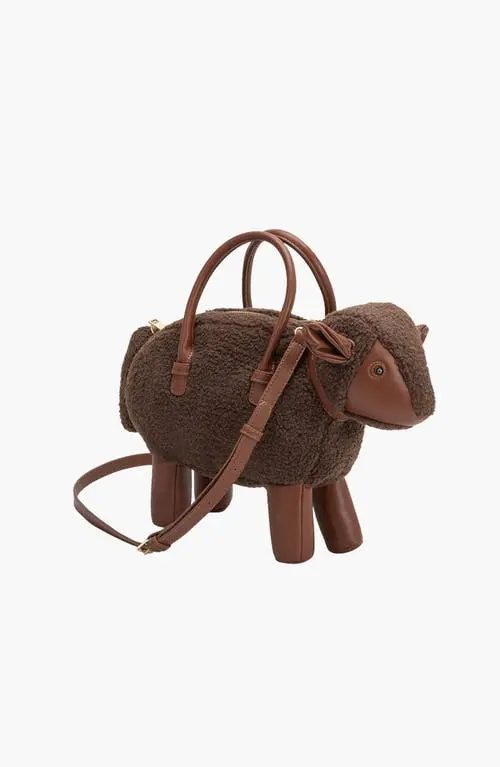 MELIE BIANCO Sheep Vegan Leather Crossbody Bag