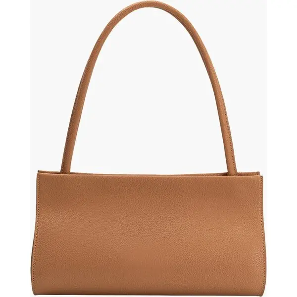 MELIE BIANCO Ryleigh Recycled Vegan Leather Shoulder Bag - Tan