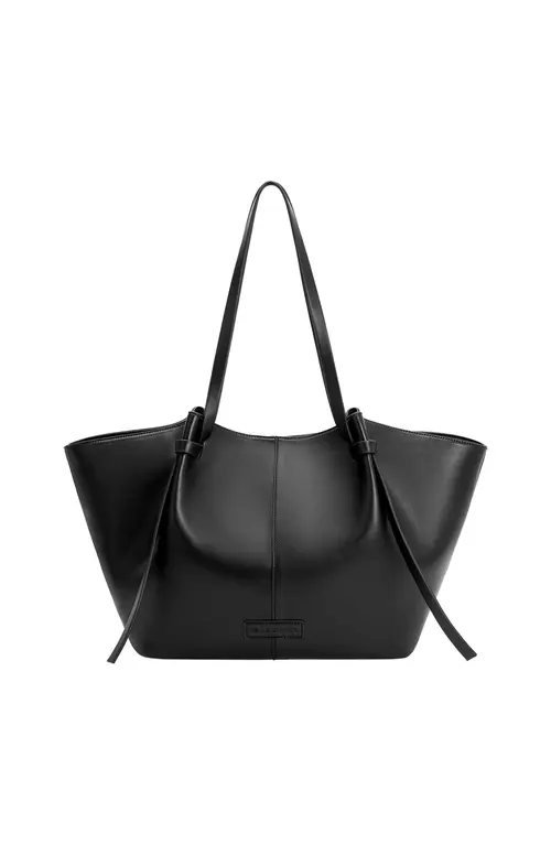 MELIE BIANCO Imelda Recycled Vegan Leather Tote Bag - Black