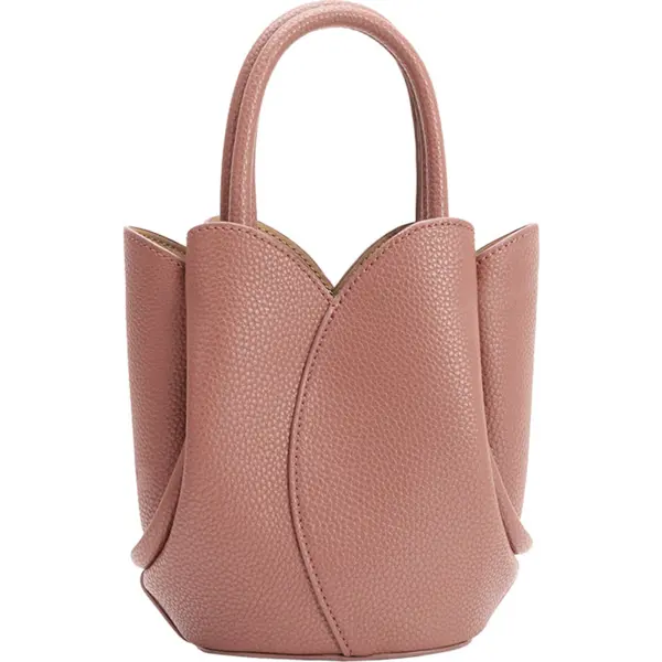MELIE BIANCO Tulip Mini Recycled Vegan Top Handle Bag - Rose