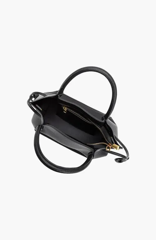 MELIE BIANCO Tyler Recycled Vegan Leather Crossbody Bag - Black