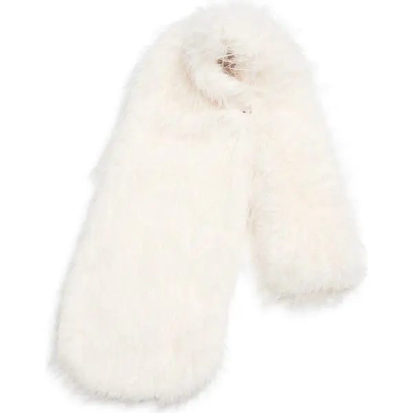 Loulou De Saison Zari Faux Fur Shawl
