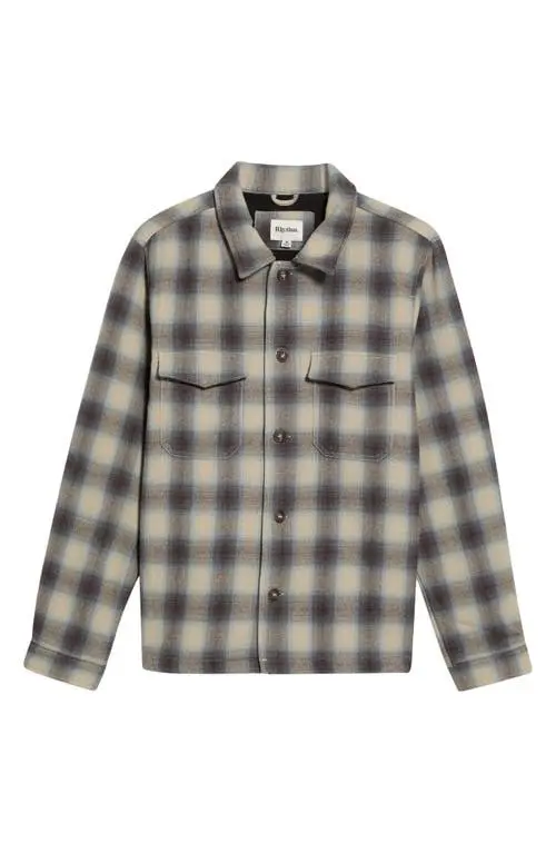 RHYTHM Polar Bond Long Sleeve Cotton Flannel Button-up Shirt