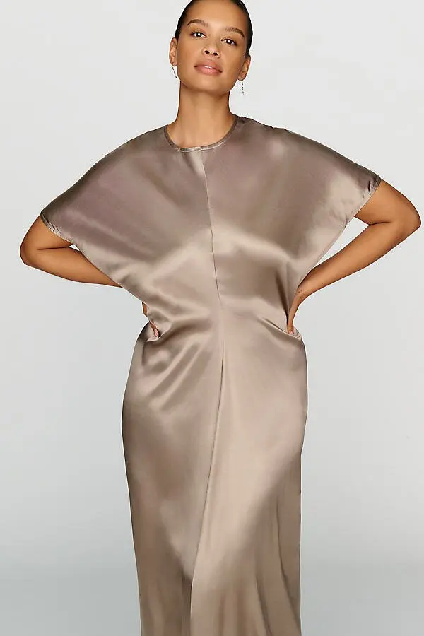 A.REN Draped Slip Maxi Dress