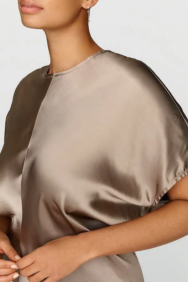 A.REN Draped Slip Maxi Dress