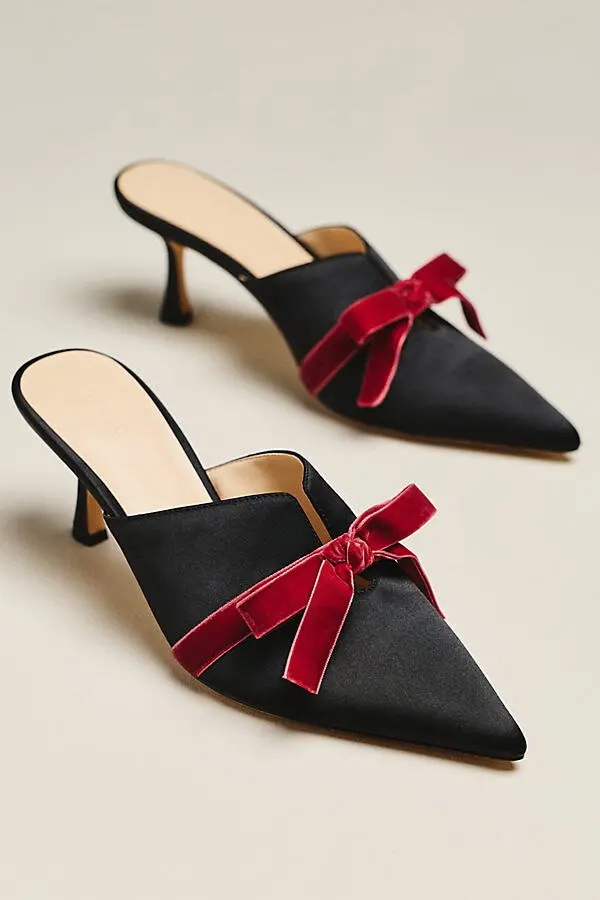 Maeve Bow Mule Heels