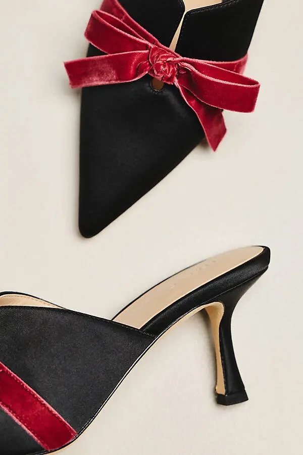 Maeve Bow Mule Heels