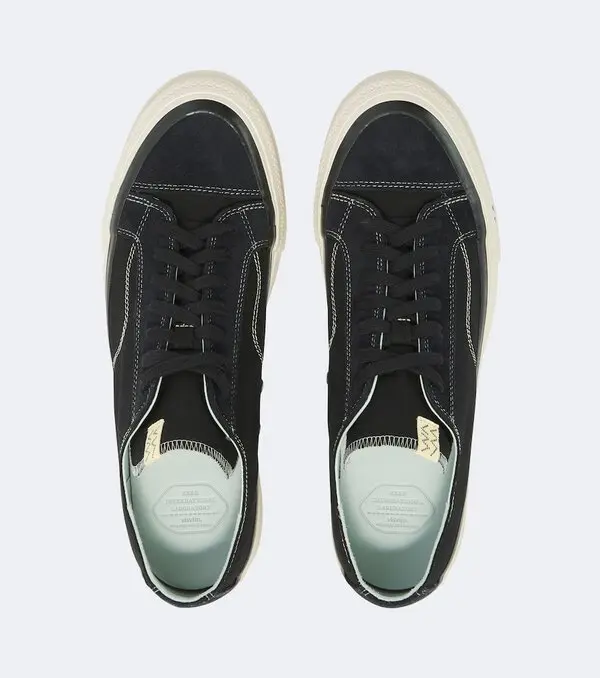 Visvim Nolan Suede-trimmed Canvas Sneakers - Black