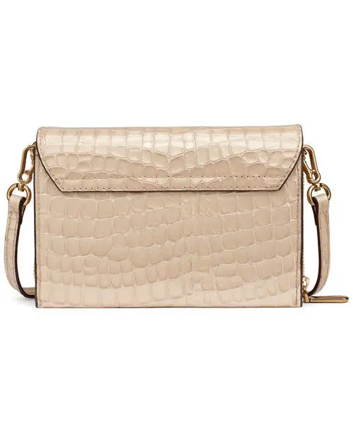 Karl Lagerfeld Paris Lourdes Croco Crossbody Bag