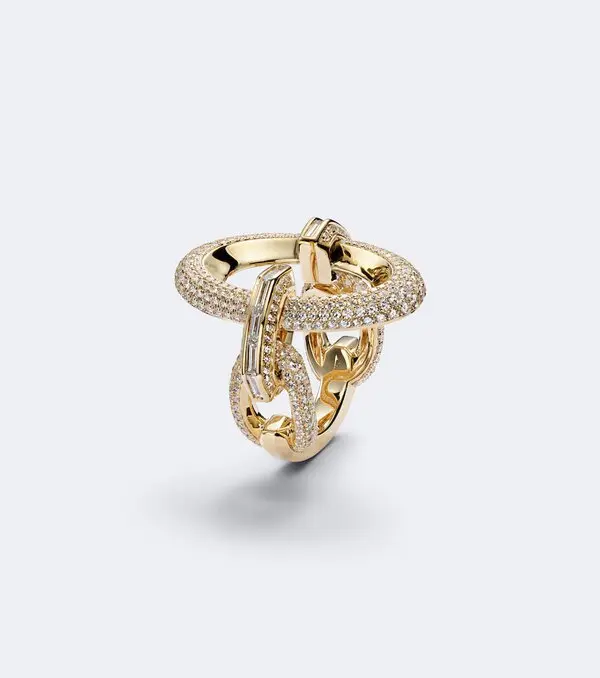 Messika Groove 18kt Ring With Diamonds