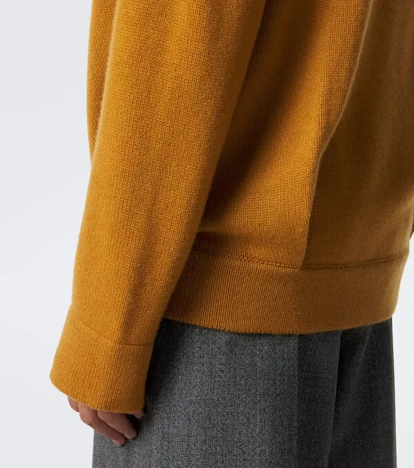Valentino Garavani Draped Cashmere Turtleneck Sweater