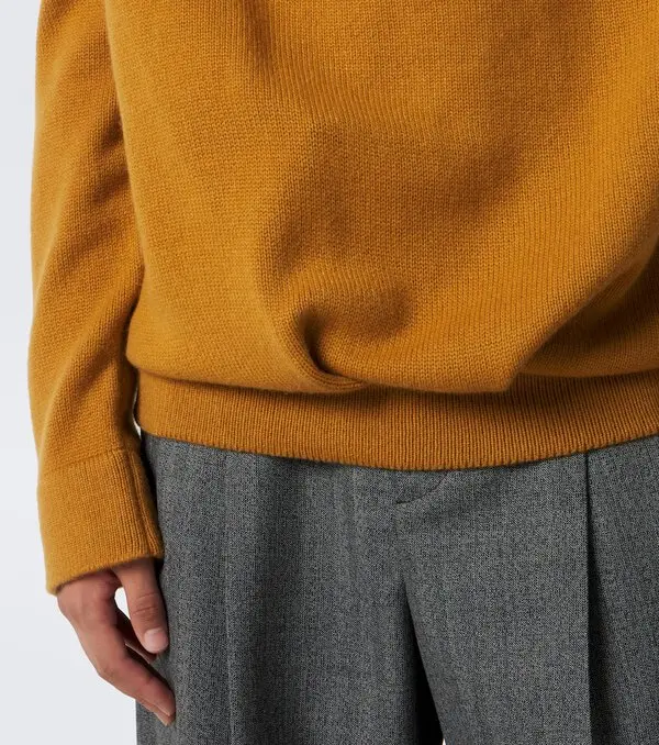 Valentino Garavani Draped Cashmere Turtleneck Sweater