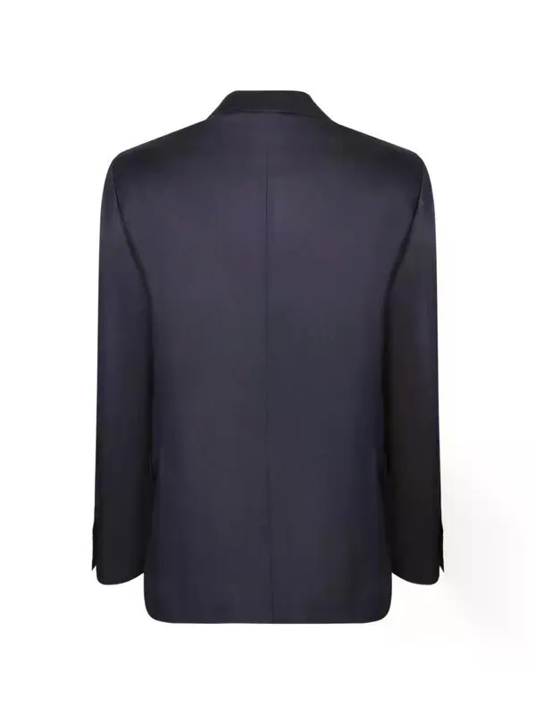 LARDINI Peak-lapel Flower-pin Blazer