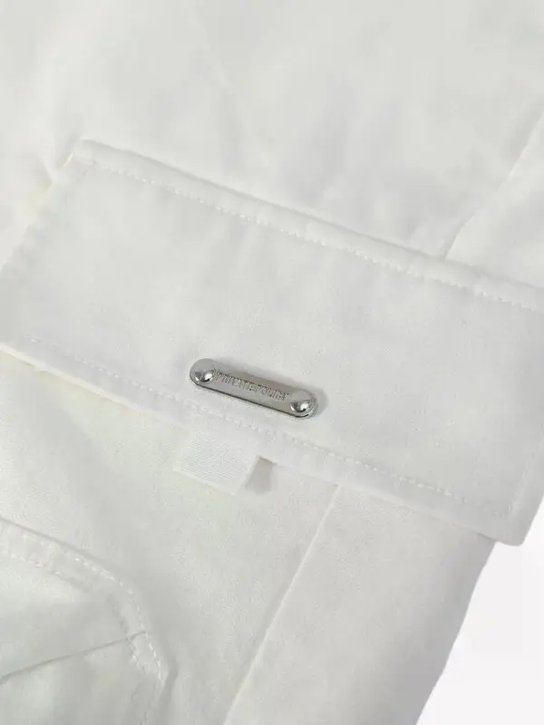 PRIVATE POLICY 9-pocket Wide-leg Cargo Pants