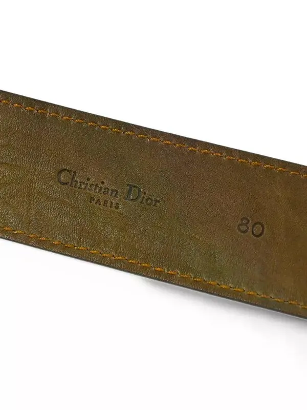 Dior D Buckle Coin Charm Belt
