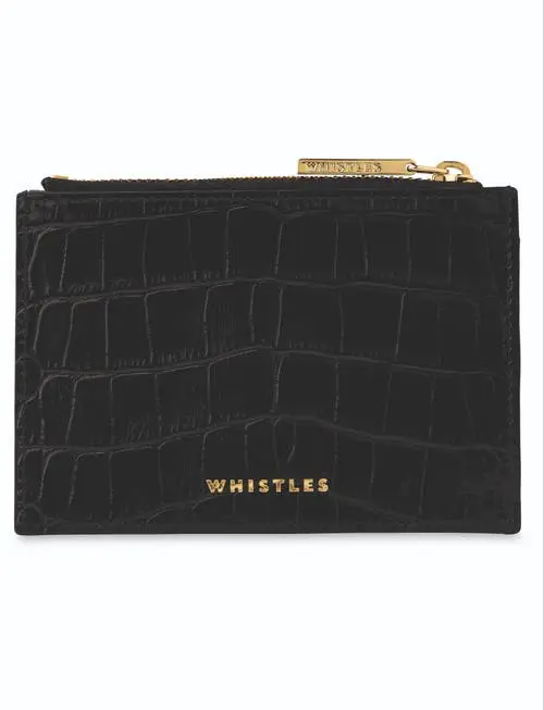 Whistles Shiny Croc Coin Purse