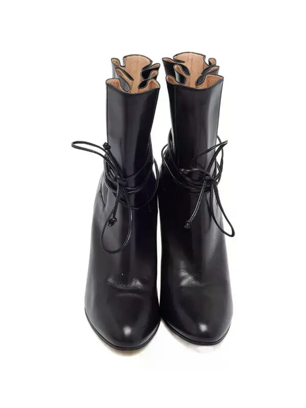 Gucci Indya Pleated Ankle Boots