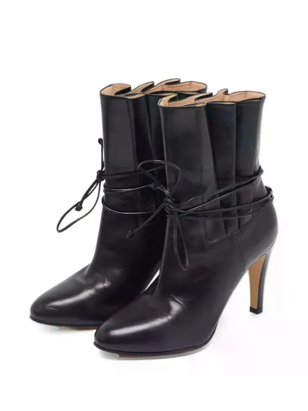 Gucci Indya Pleated Ankle Boots