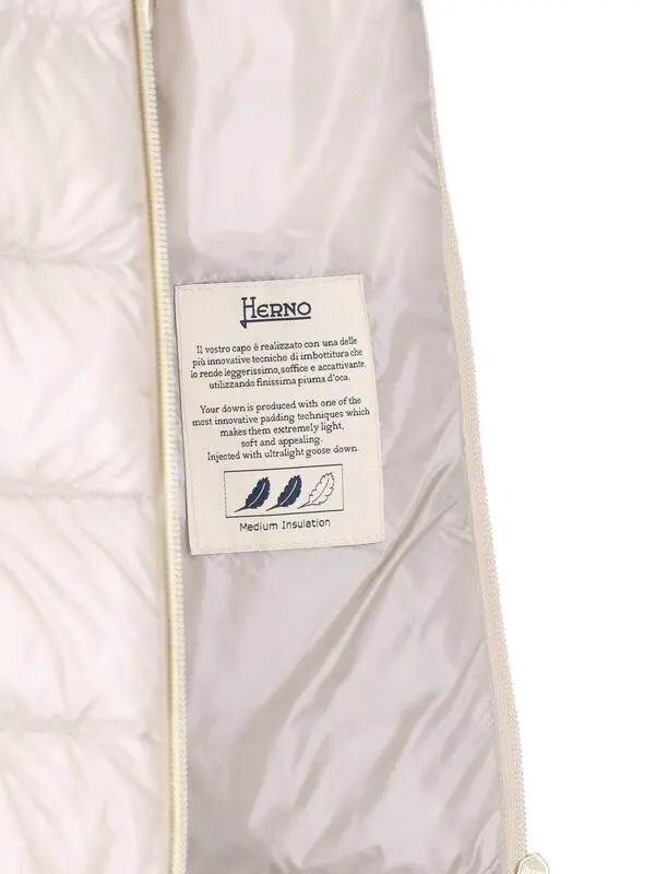 Herno Padded Down Jacket "giarda - Cream