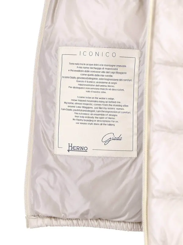 Herno Padded Down Jacket "giarda - Cream