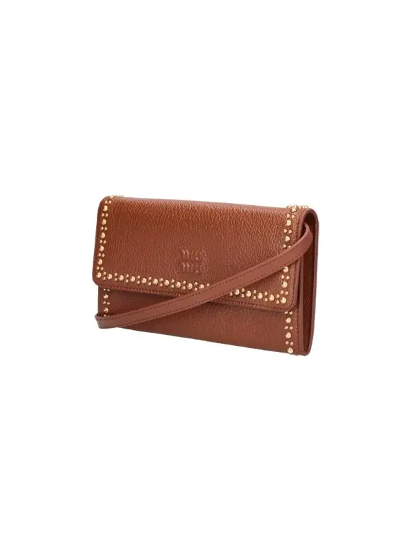 Miu Miu Crossbody Leather Wallet