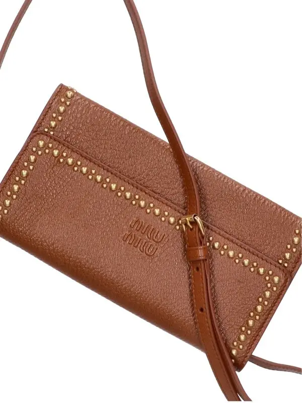 Miu Miu Crossbody Leather Wallet