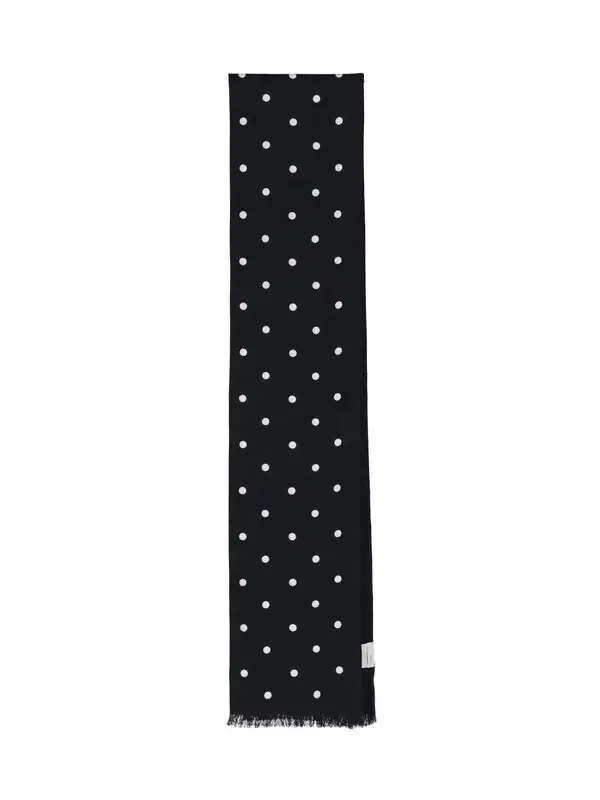Destin Thin Polka-dot Scarf
