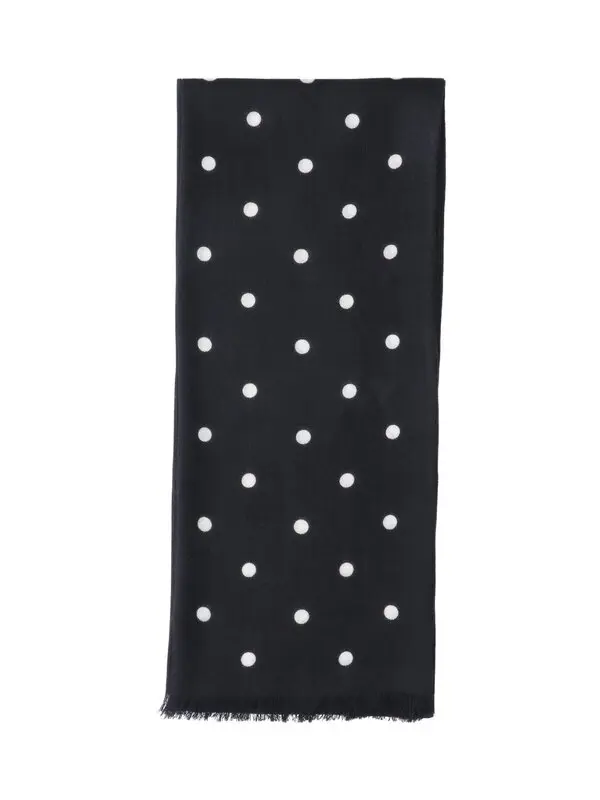 Destin Thin Polka-dot Scarf