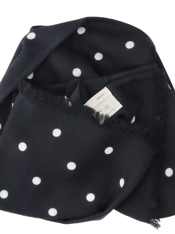 Destin Thin Polka-dot Scarf