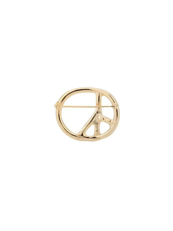 Needles Brooch “peace - Gold