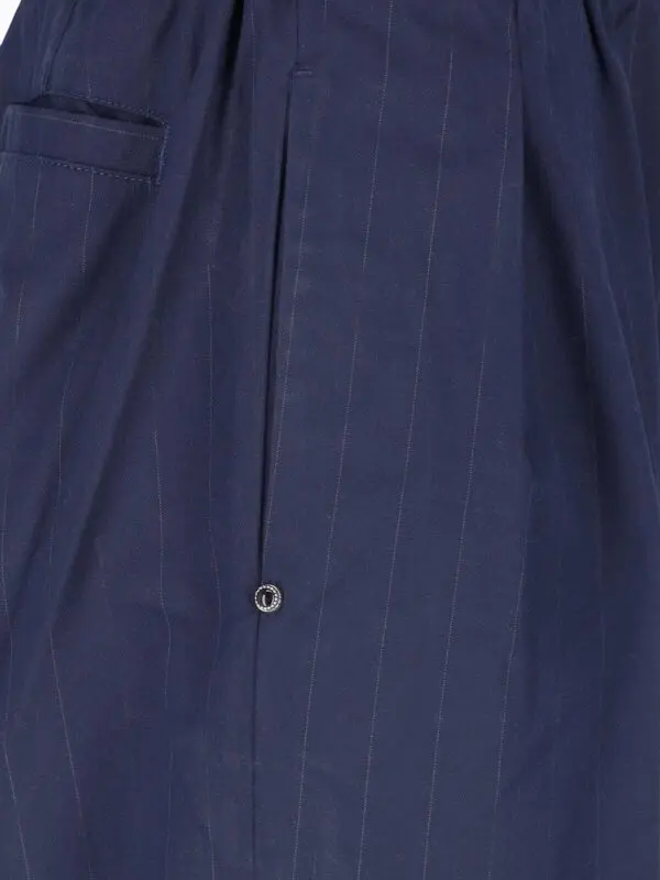WHITE SAND Straight-leg Trousers With Belt