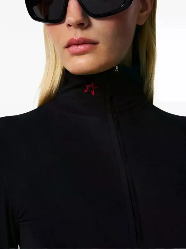 Perfect Moment Modal & Cashmere-blend Base Layer Top - Black