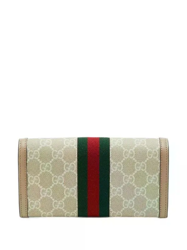 Gucci Ophidia Gg Supreme Continental Wallet - Neutrals
