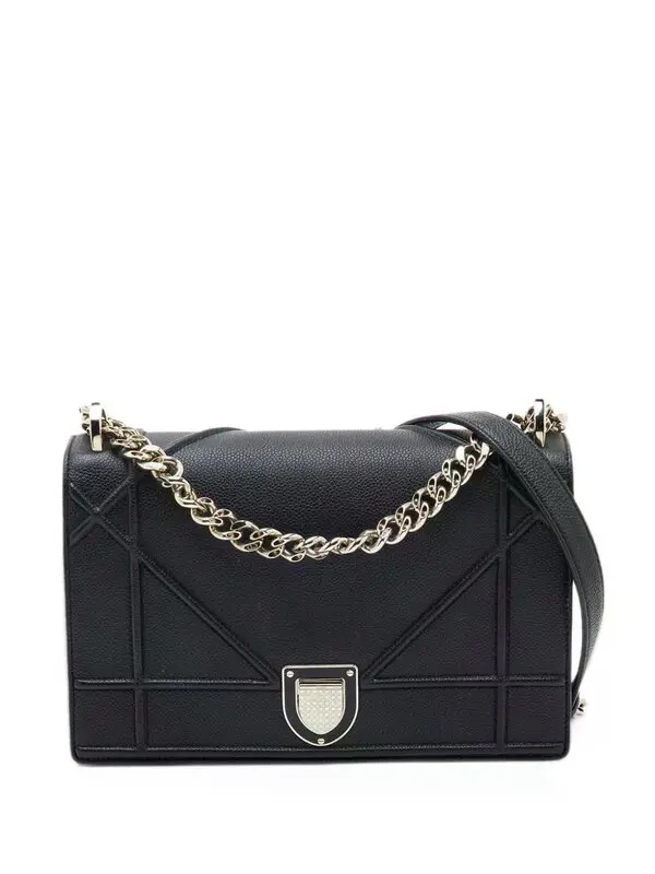 Dior 2015 Medium Diorama Cross-body Bag - Black