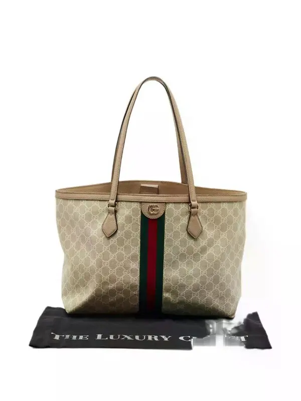 Gucci Large Ophidia Gg Supreme Tote Bag