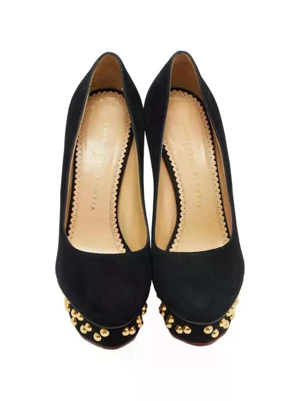 CHARLOTTE OLYMPIA Dolly Studded Platform Pumps