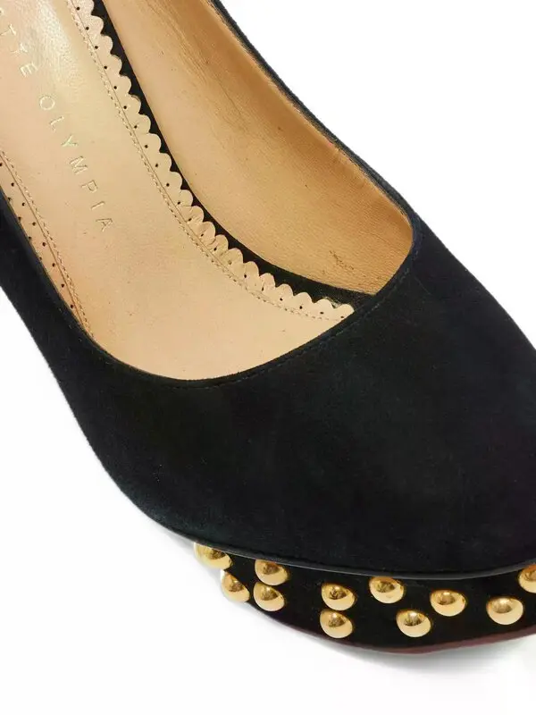 CHARLOTTE OLYMPIA Dolly Studded Platform Pumps