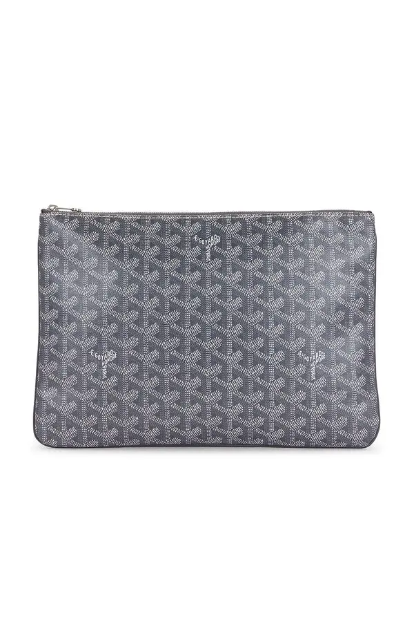 Goyard Senat Mm Pouch In Grey - Gray