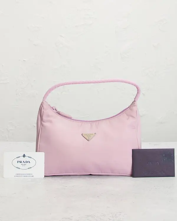 FWRD RENEW Prada Tessuto Sport Mini Hobo Bag