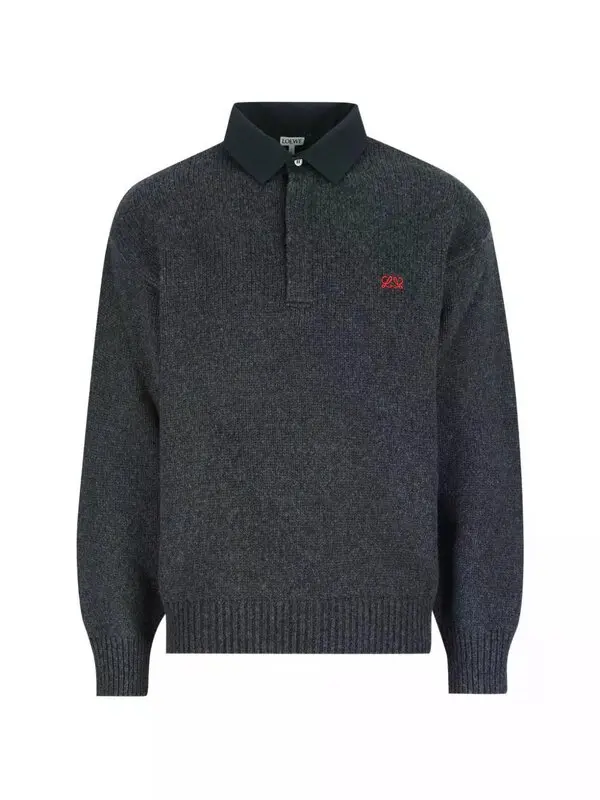 Loewe Polo Sweater In Wool