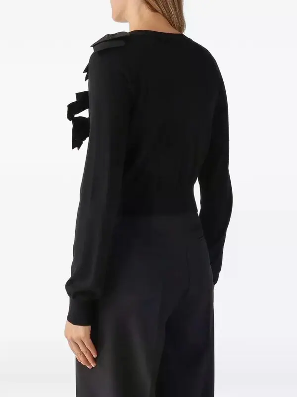 MEIMEIJ Bow-embellished Cardigan