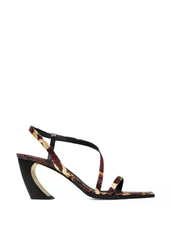VANDA NOVAK Selena Leather Sandals