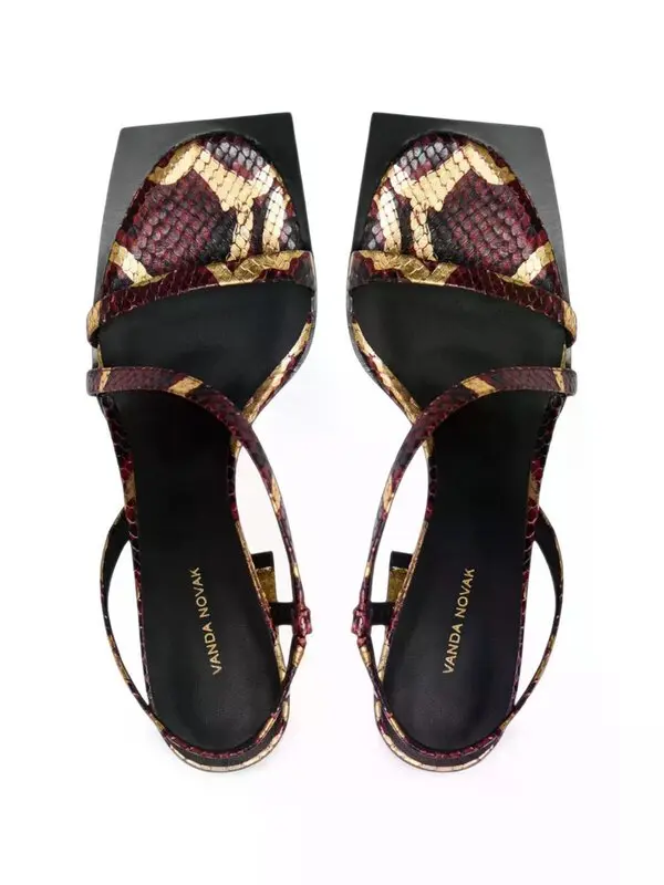 VANDA NOVAK Selena Leather Sandals