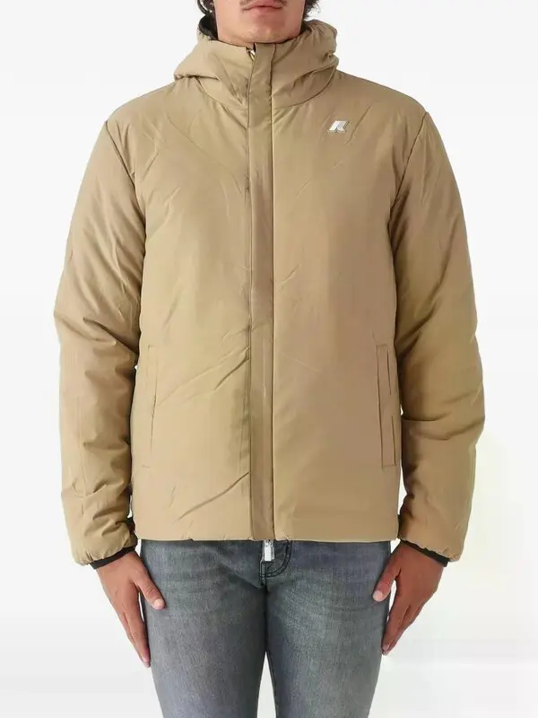 K-WAY Reversible Hooded Jacket - Black