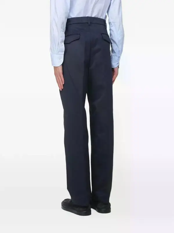 MYTHS Pleated Straight-leg Trousers