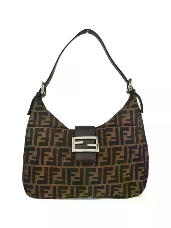 Fendi Zucca Shoulder Bag - Brown